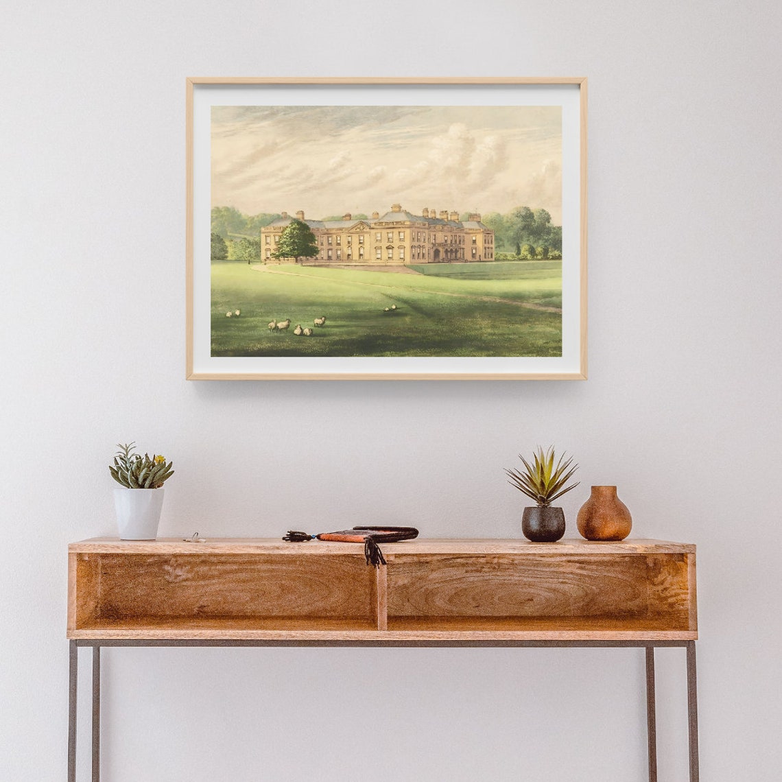 Pride and Prejudice Pemberley Manor Art Print, Cottagecore Wall Decor ...