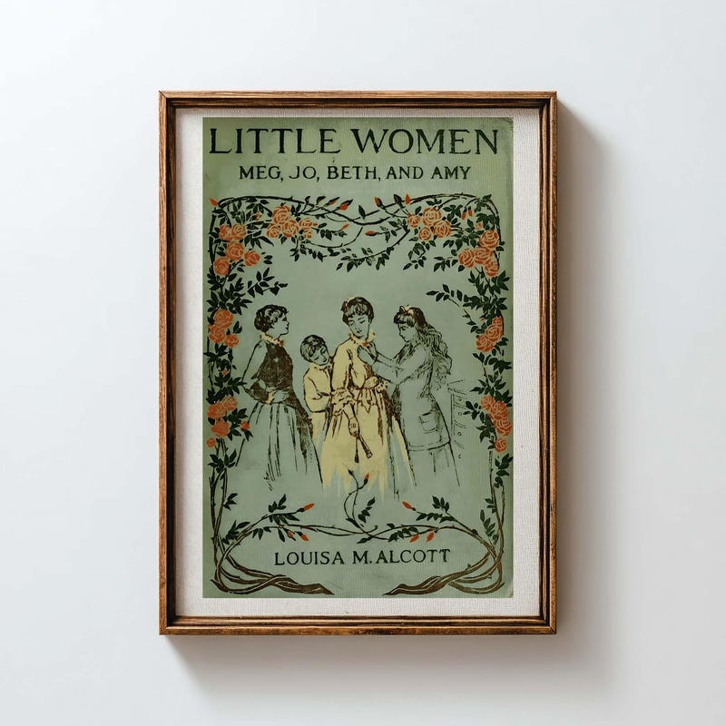 Little Women Book Cover - Etsy