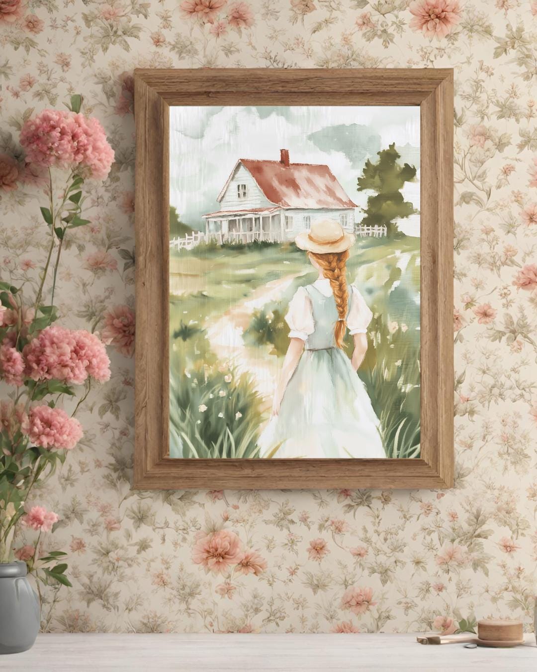 Anne of Green Gables Art Print. Cottagecore Wall Decor. Anne Shirley ...