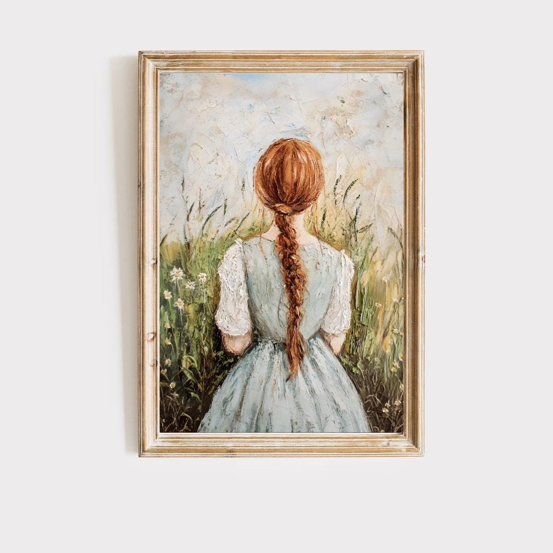 Anne of Green Gables Art Print. Cottagecore Wall Decor. Anne Shirley ...