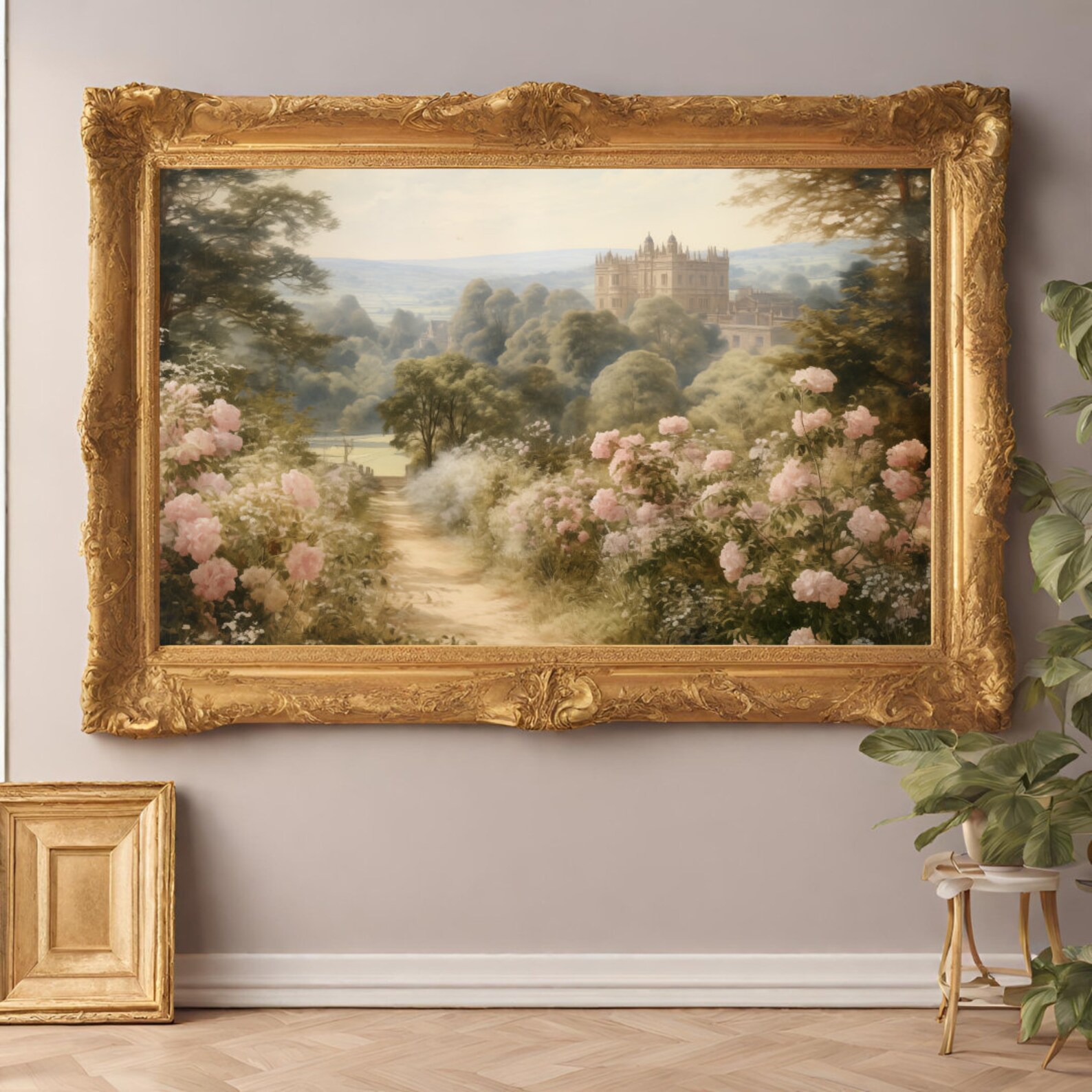 Pride and Prejudice Pemberley Manor Art Print, Cottagecore Wall Decor ...