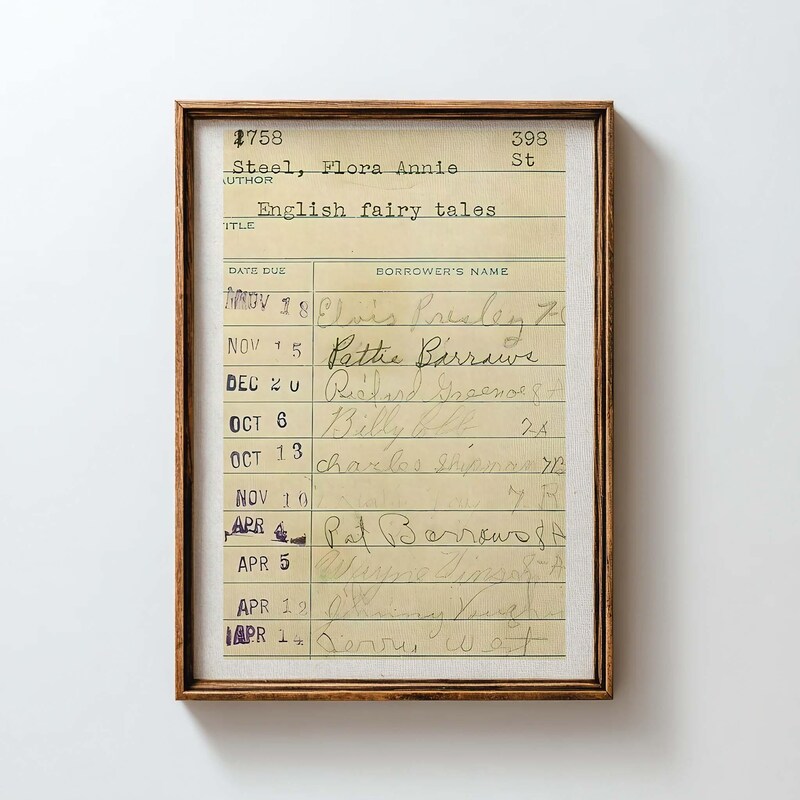Library Due Date - Etsy