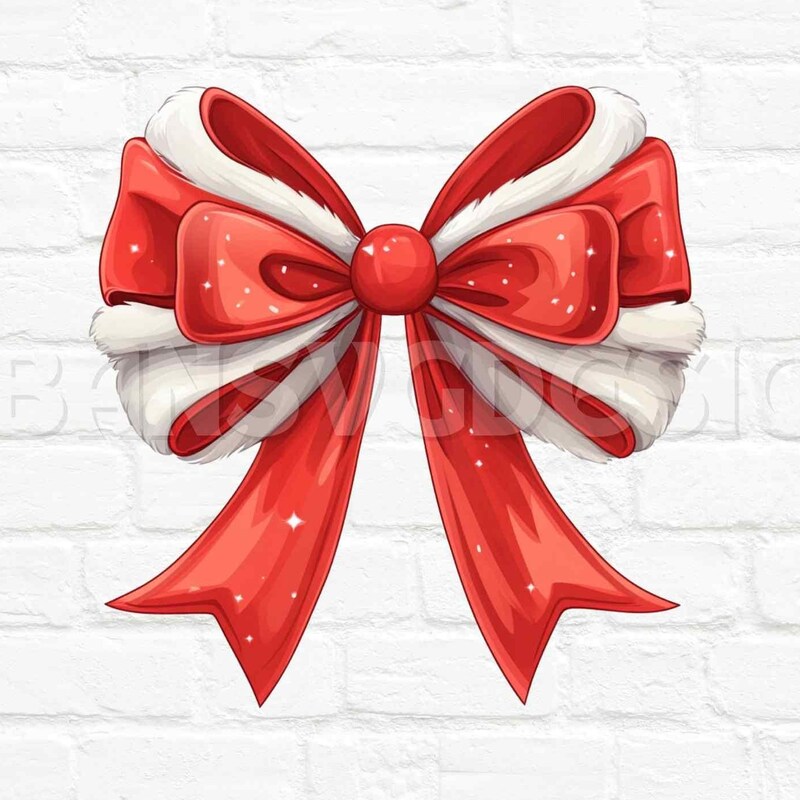 Christmas Bow Svg - Etsy