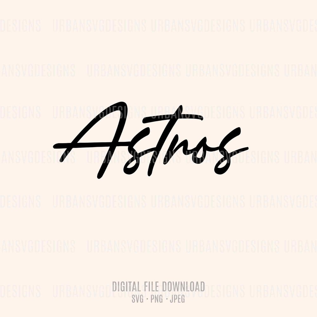 Astros SVG PNG Astros Mascot Lettering Mascot PNG School Team School ...