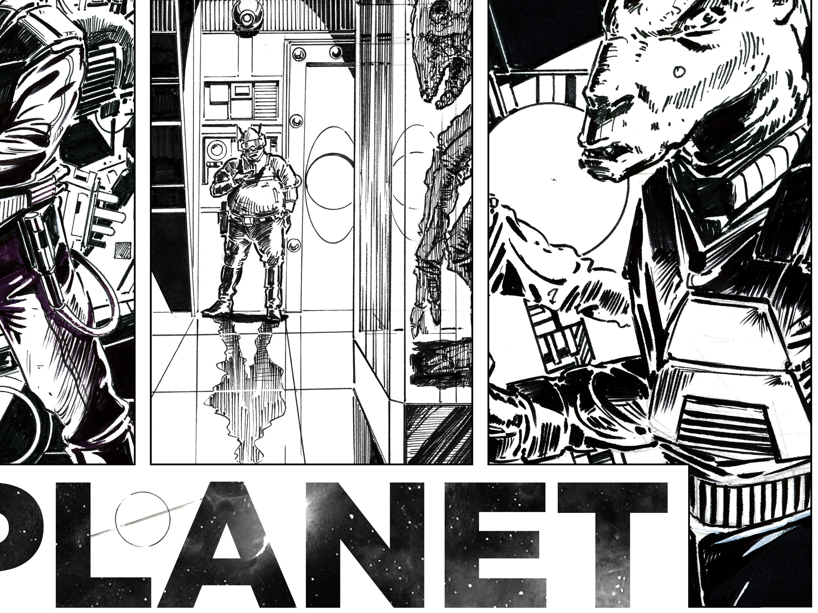 Fighting Fantasy Rebel Planet Poster | the Arcadians Illustration ...