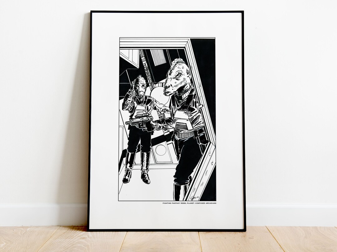 Fighting Fantasy Rebel Planet | Confused Arcadians Illustration ...