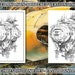 25 Spaceship Destroyers Coloring Book - Coloring Pages, Grayscale ...
