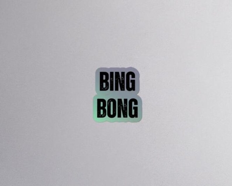 Bing Bong Holographic Sticker - Etsy