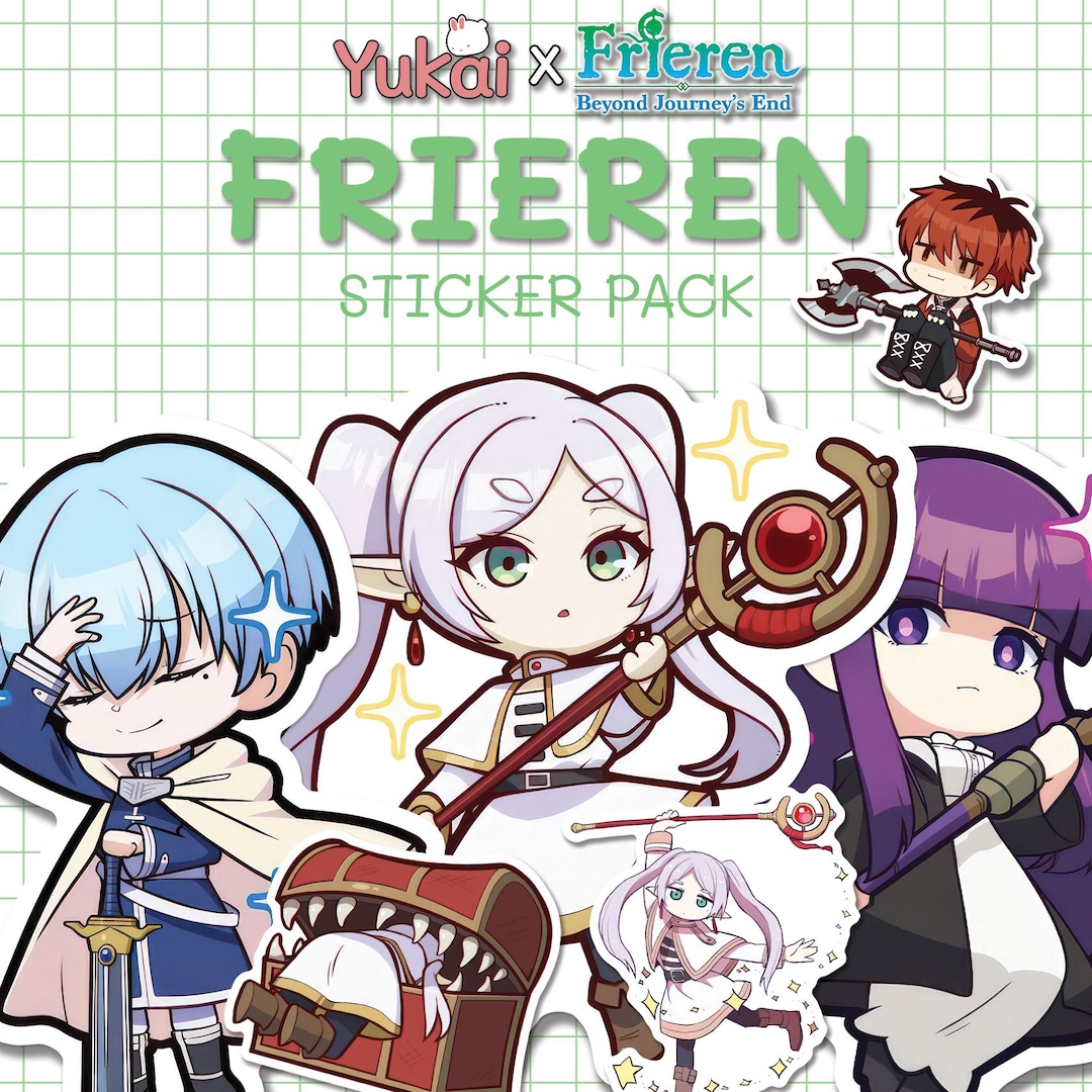 Frieren: Beyond Journey’s End Digital Sticker Pack | 11 Cute ...