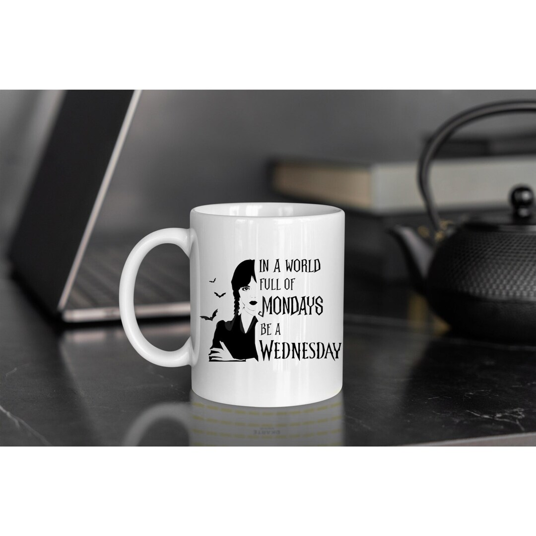 Mug Wednesday Addams Personnalisé, Tasse à Café Wednesday, Mugs ...