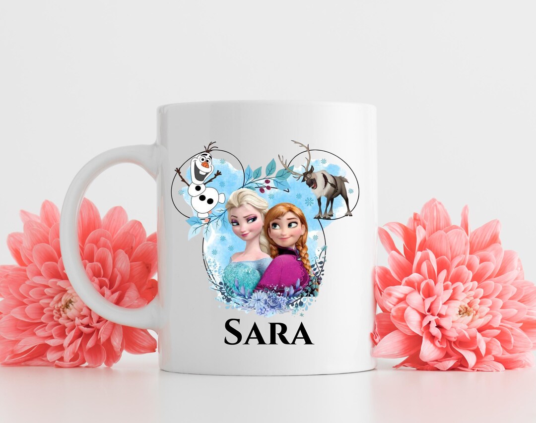 Mug Elsa Frozen La Reine Des Neiges, Tasse Personnalisée La Reine Des ...