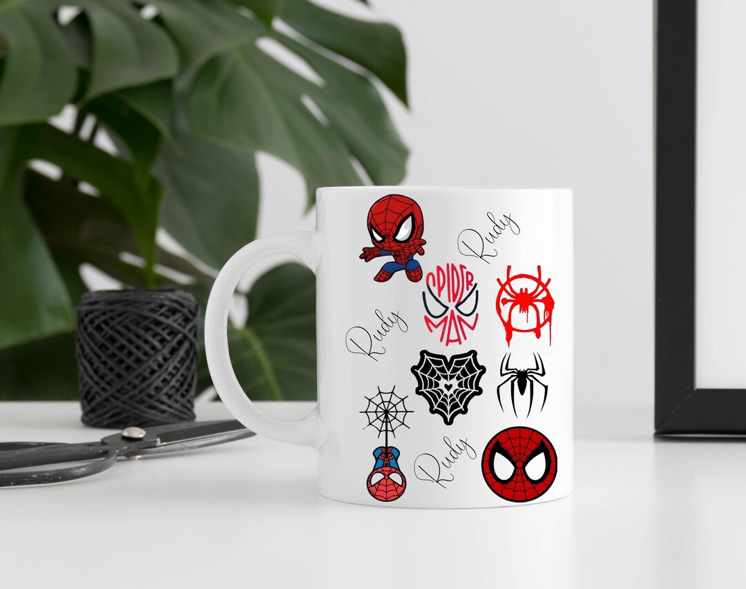 Personalized Spider Man Mug, Personalized Spider Man Mug, Personalized ...
