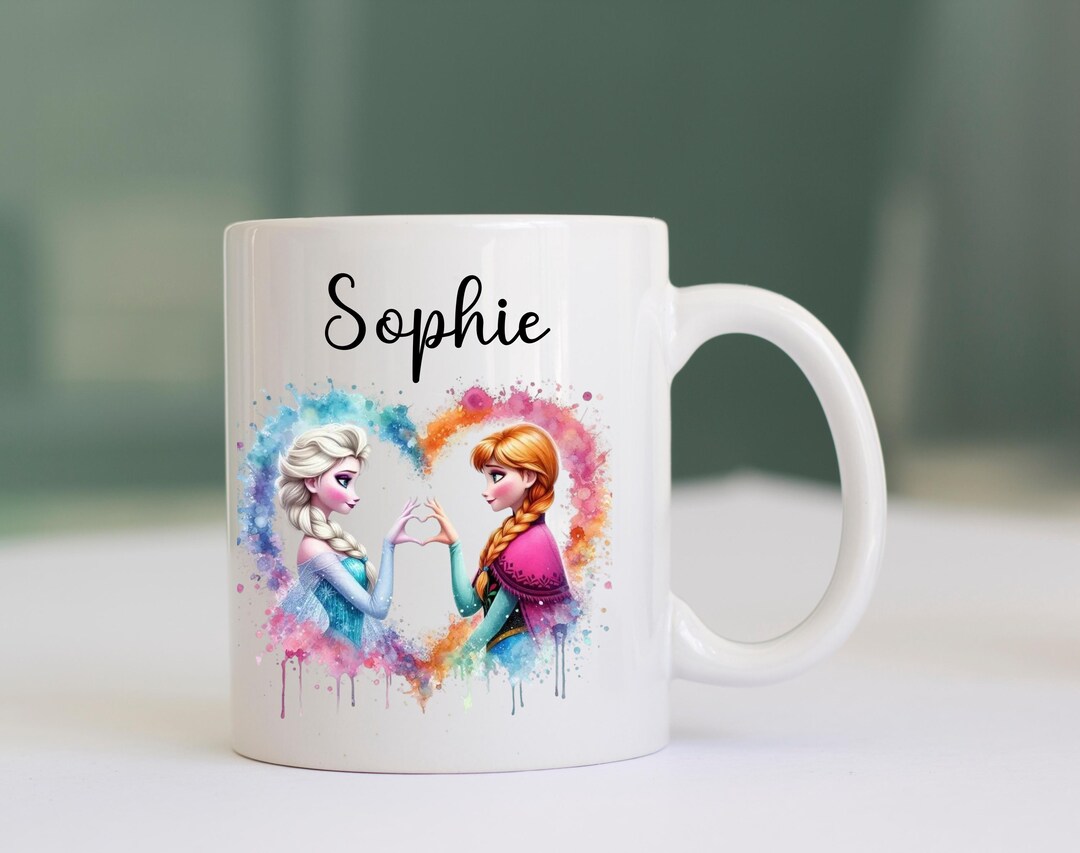Mug Elsa La Reine Des Neiges I Tasse Personnalisée Frozen Reine Des ...