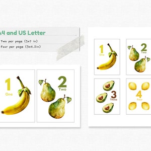 1-10 Numbers Flashcards | Montessori Learning | DIY Toddler Activities ...