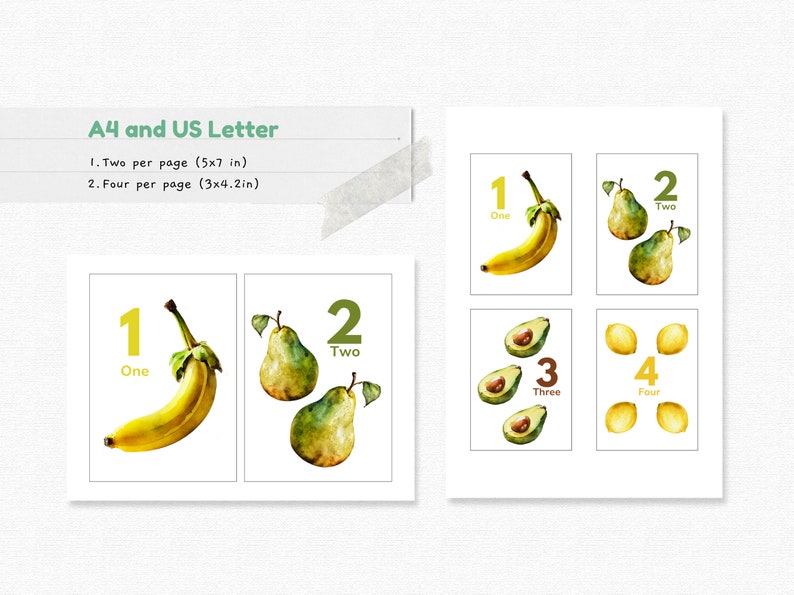 1-10 Numbers Flashcards | Montessori Learning | DIY Toddler Activities ...