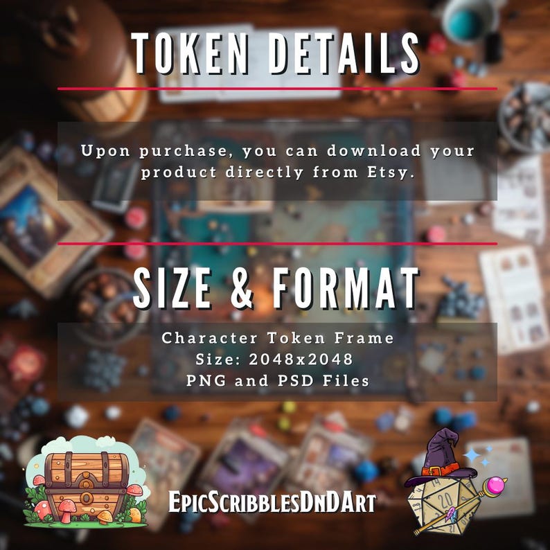 Red Dragon Head Token Frame - Digital D&D Border for Dungeons and ...