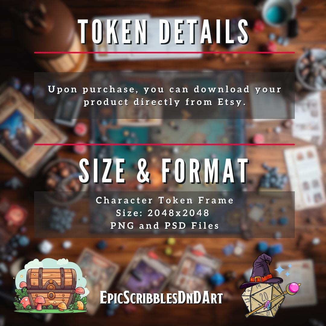 Steampunk Token Frame – D&D Artificer Border (digital Download) - Etsy