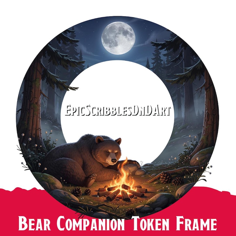 Warlock Token Frame - Digital D&D Border for Dungeons and Dragons ...