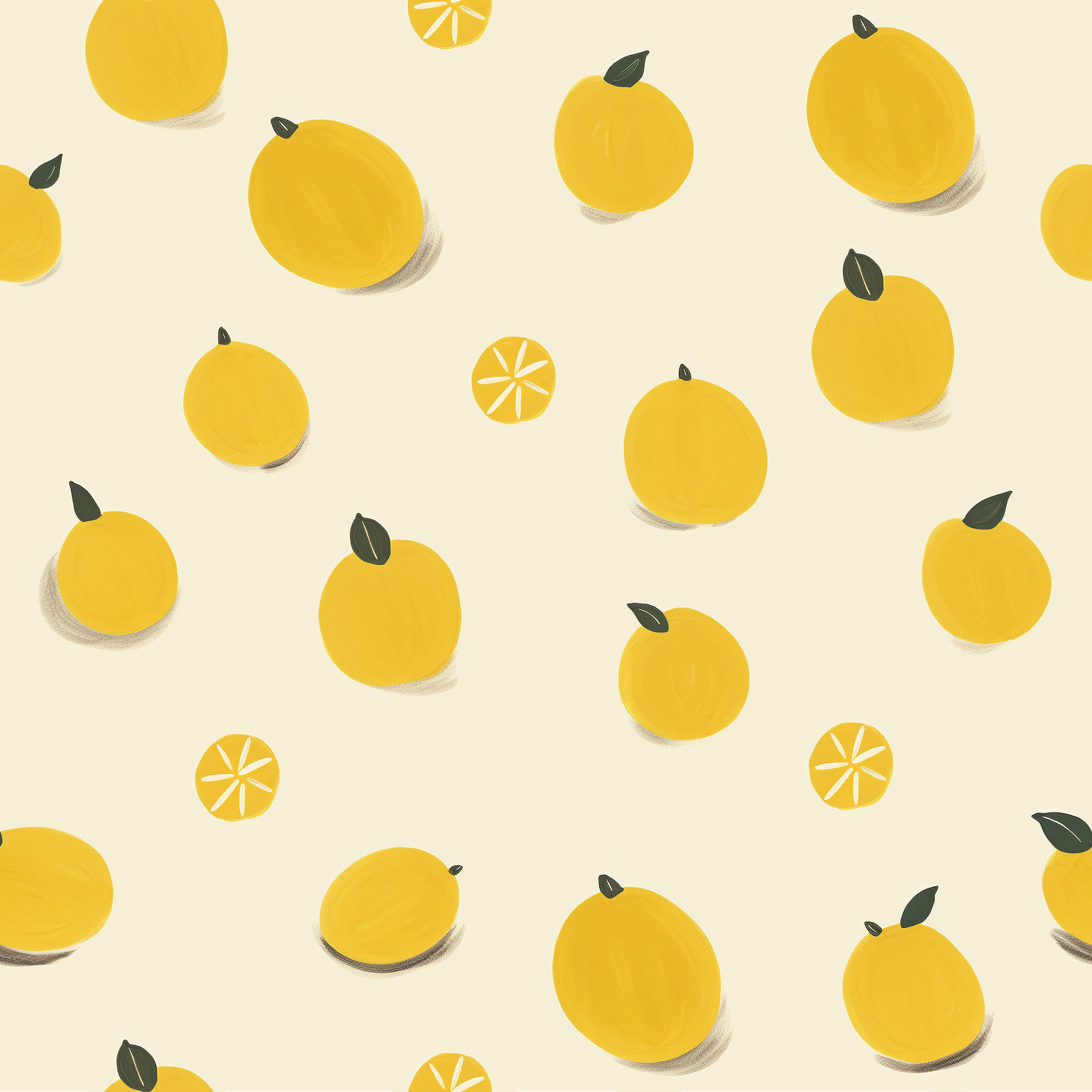 Lemon Seamless Digital Pattern - Etsy