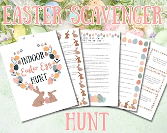 Indoor Easter Egg Hunt Easter Scavenger Hunt Easter Activity Easter ...