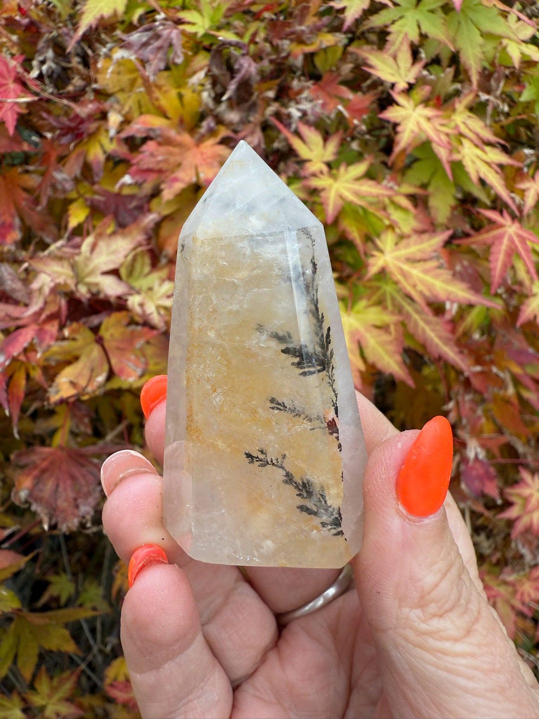 Quartz and Golden Healer Tower - Etsy