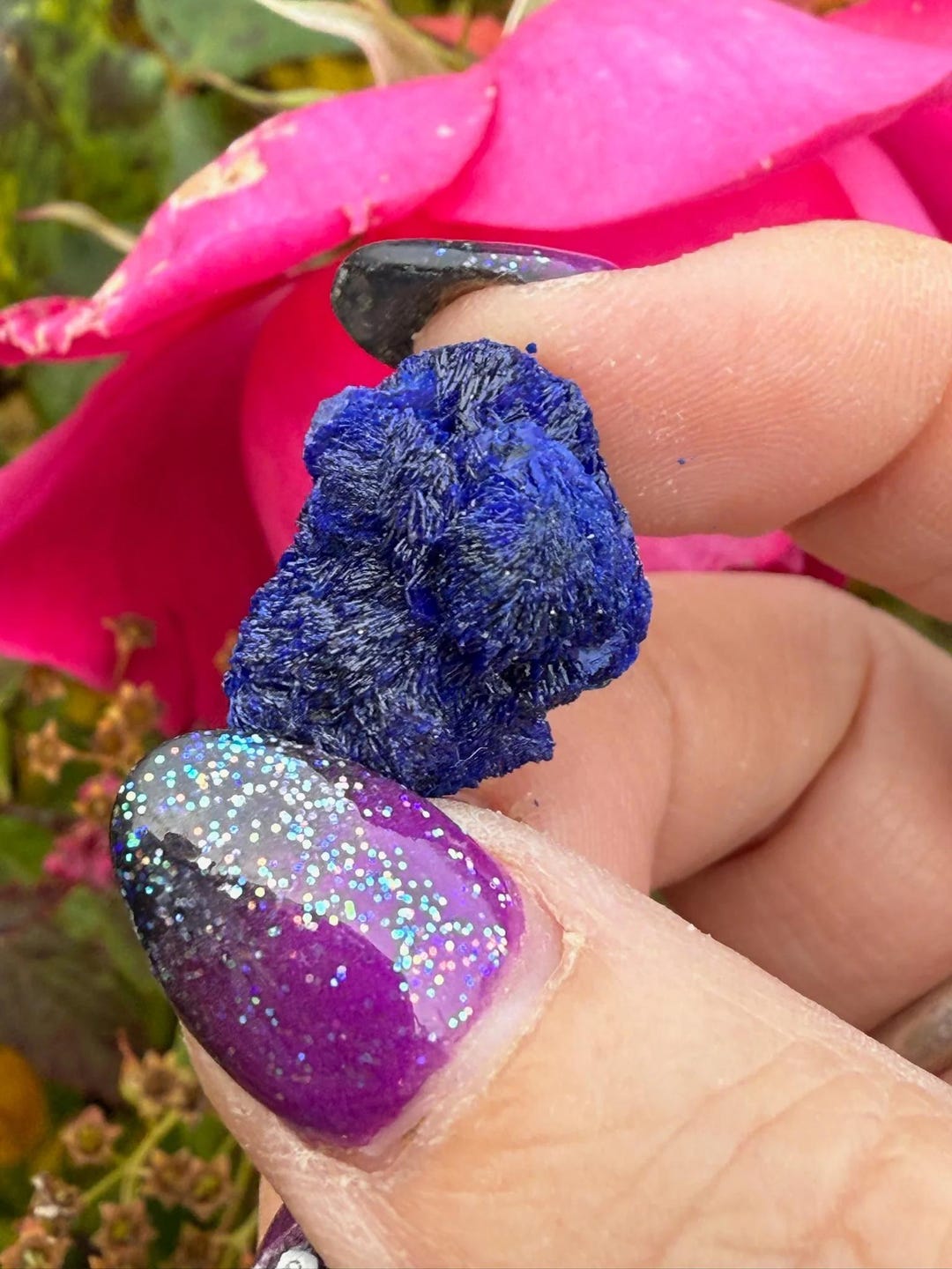 Cobalt Blue Azurite Nodule Specimen - Etsy
