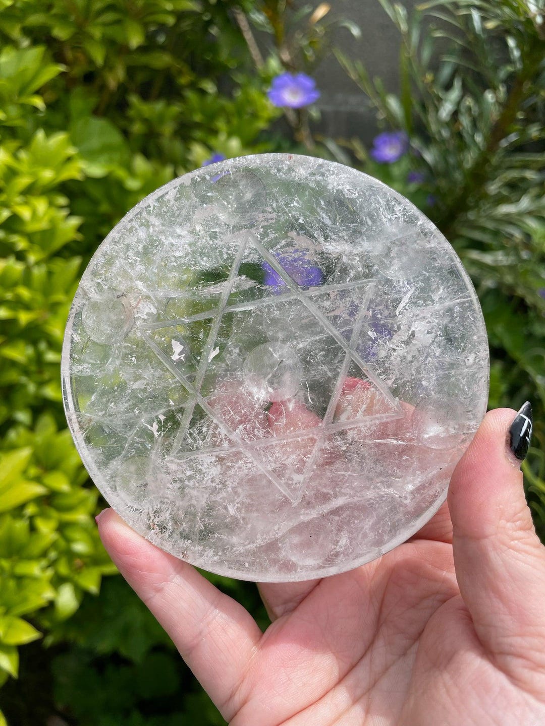 Quartz Pentagram Grid Carving - Etsy