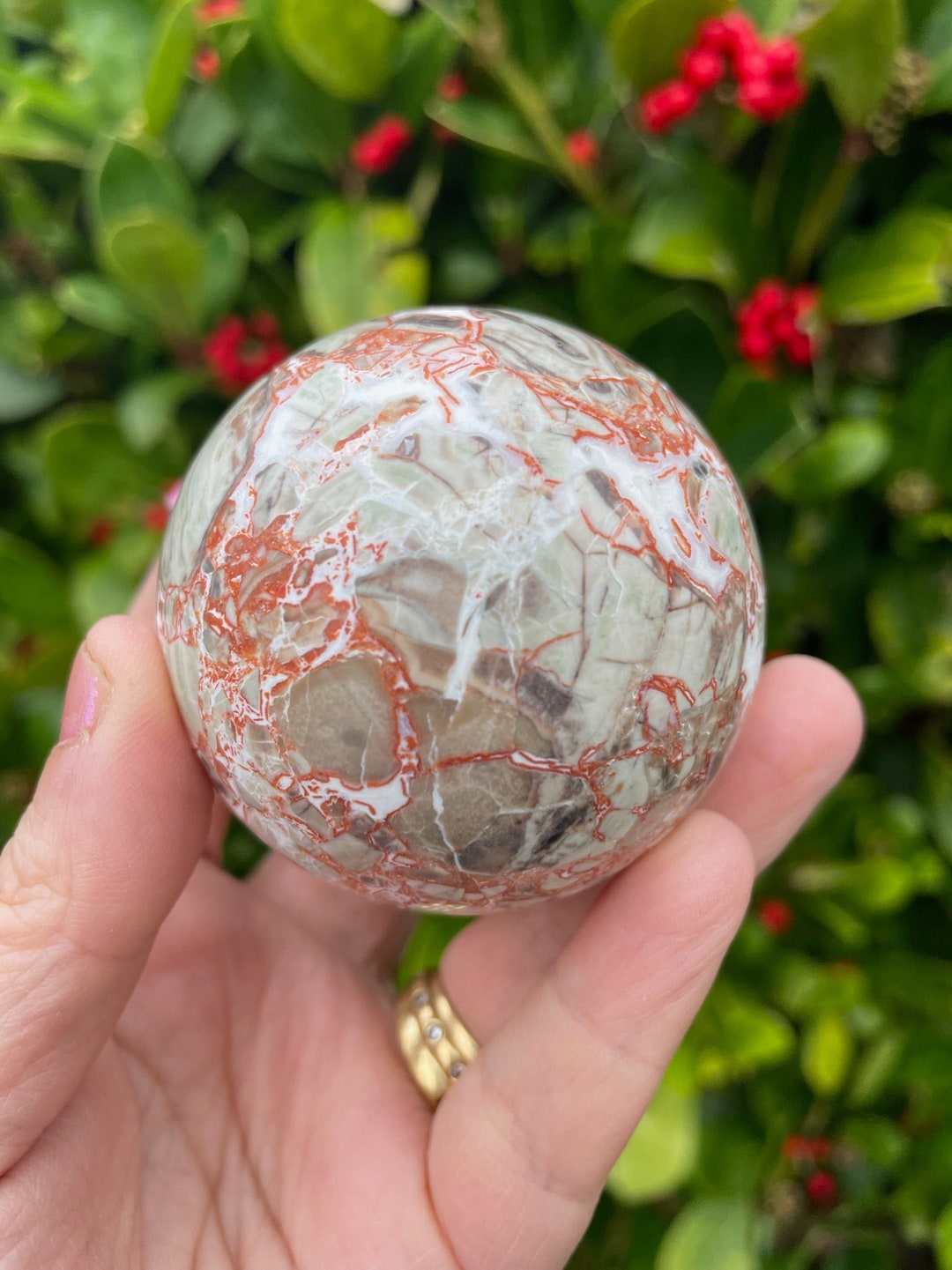 Money Agate Sphere - Etsy