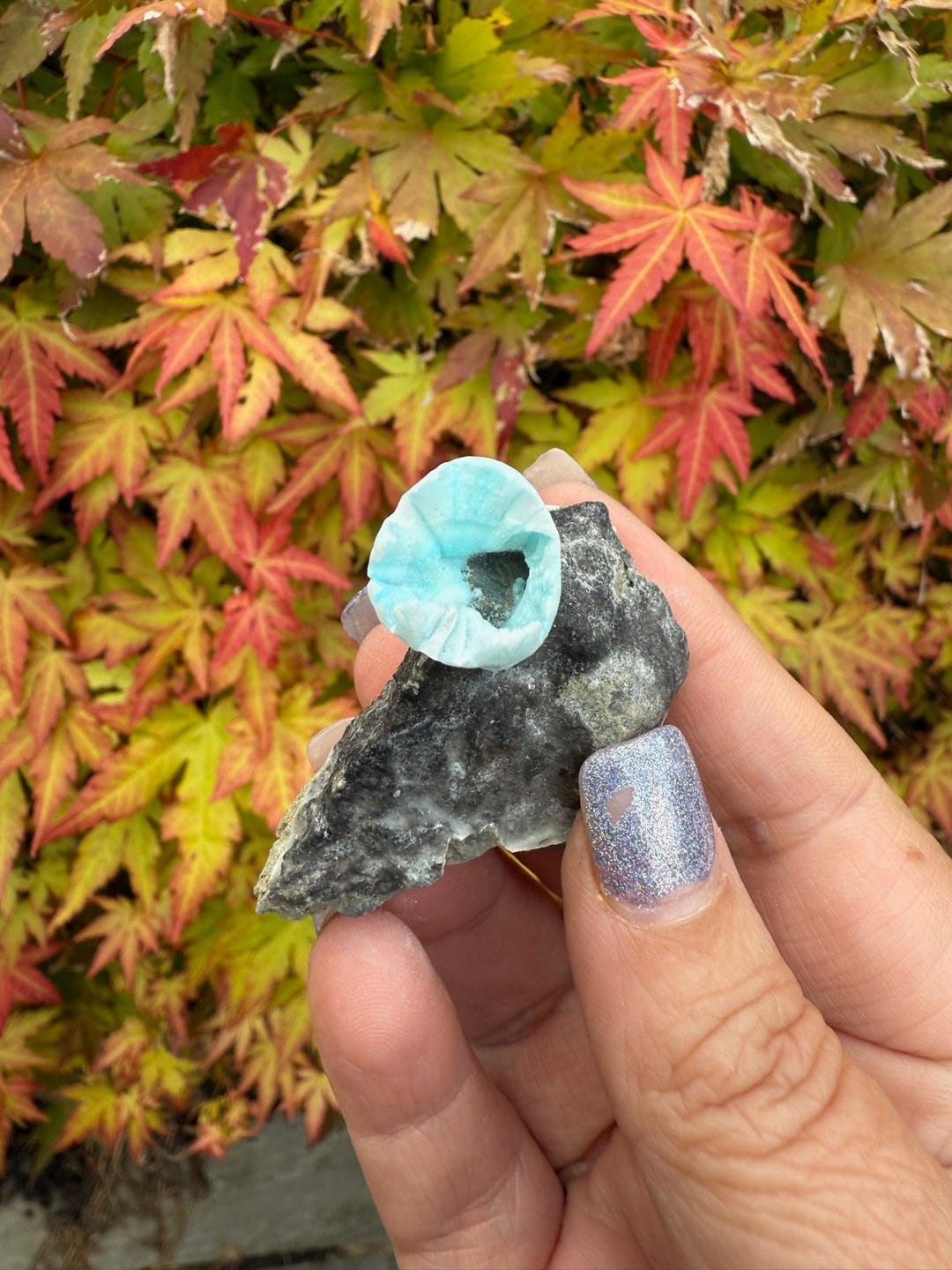 Unusual Natural Blue Hemimorphite Specimen - Etsy