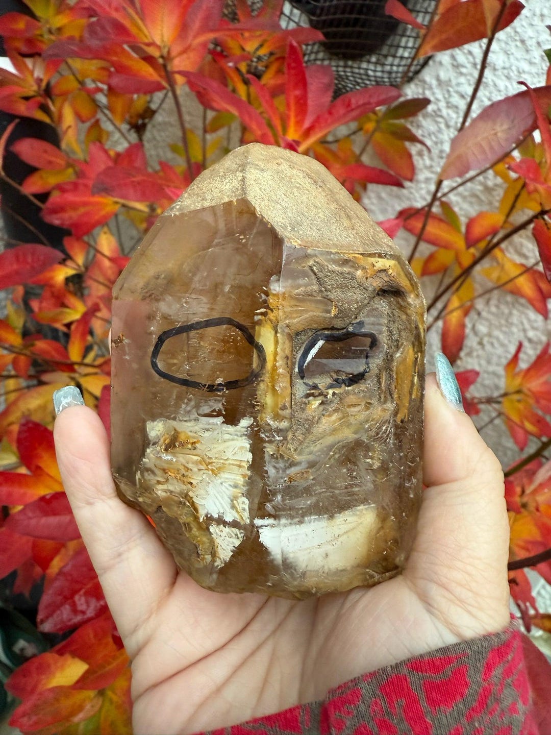 Large Double Enhydro Elestial Quartz Specimen - Etsy