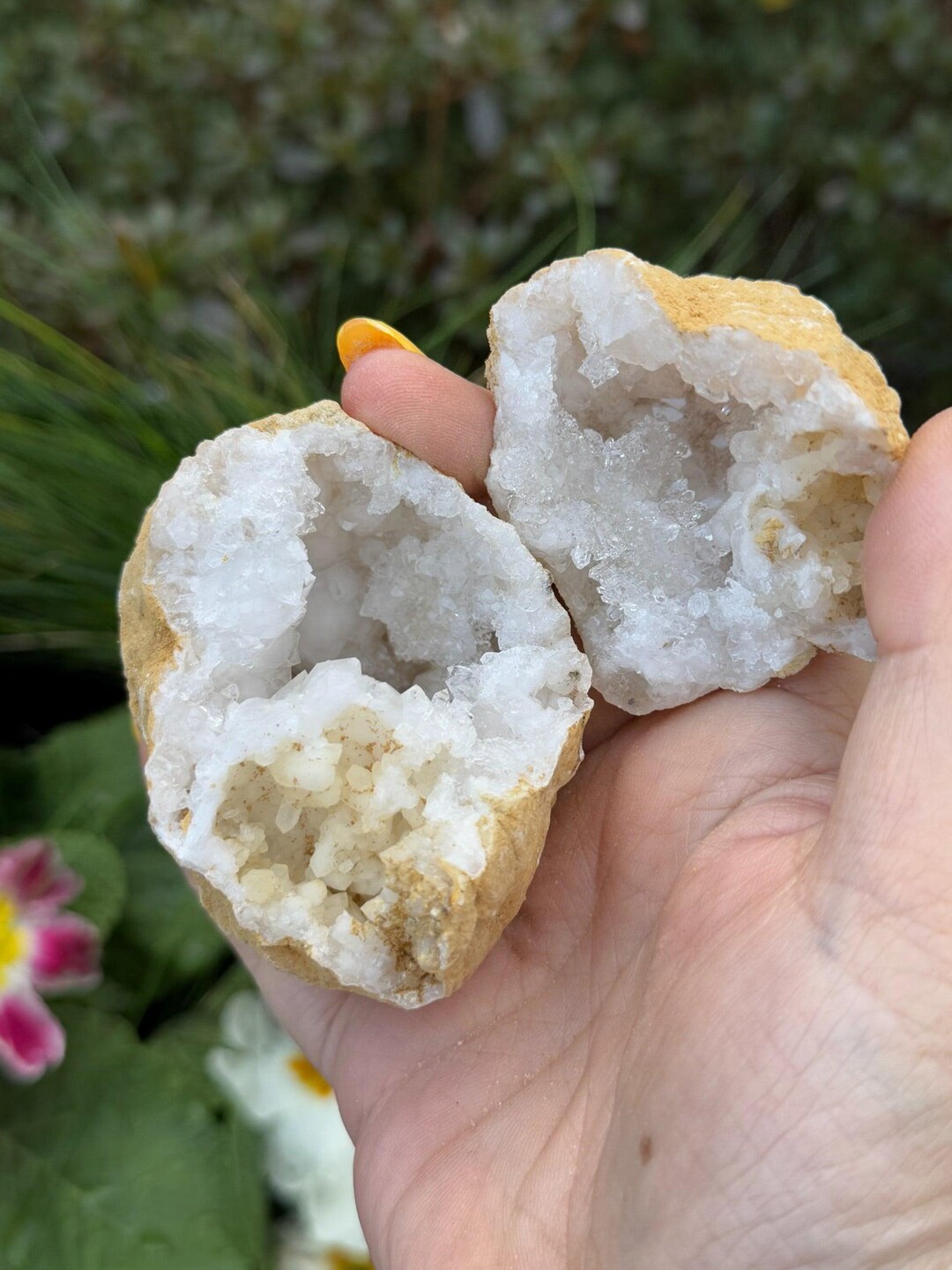 Complete Snow Quartz Geode Specimen - Etsy