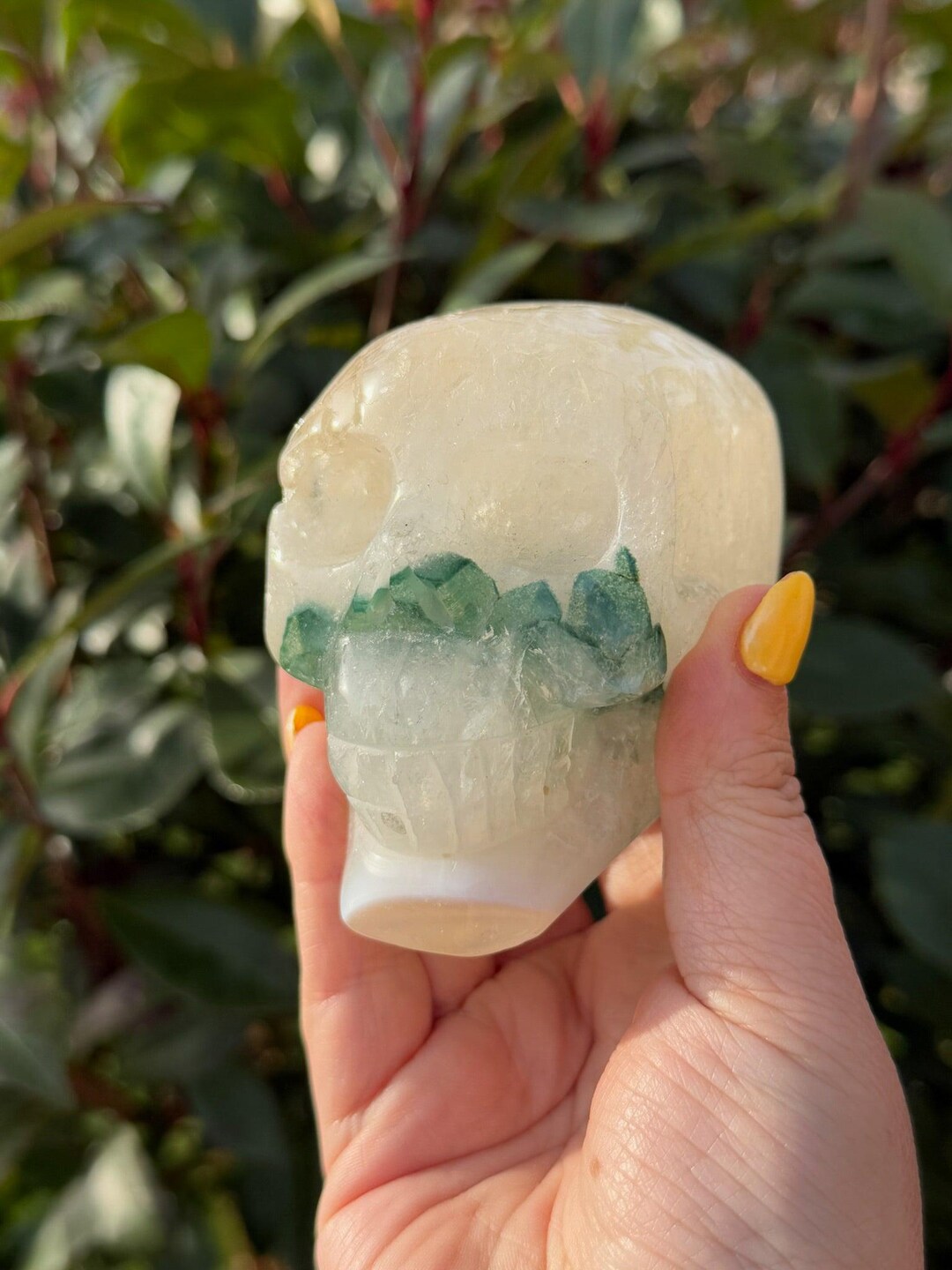Fluorite Carved Skull - Etsy