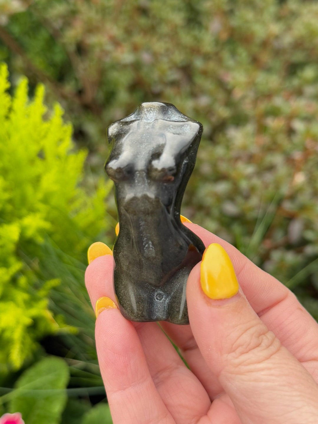 Gold Sheen Obsidian Woman Torso Carving - Etsy