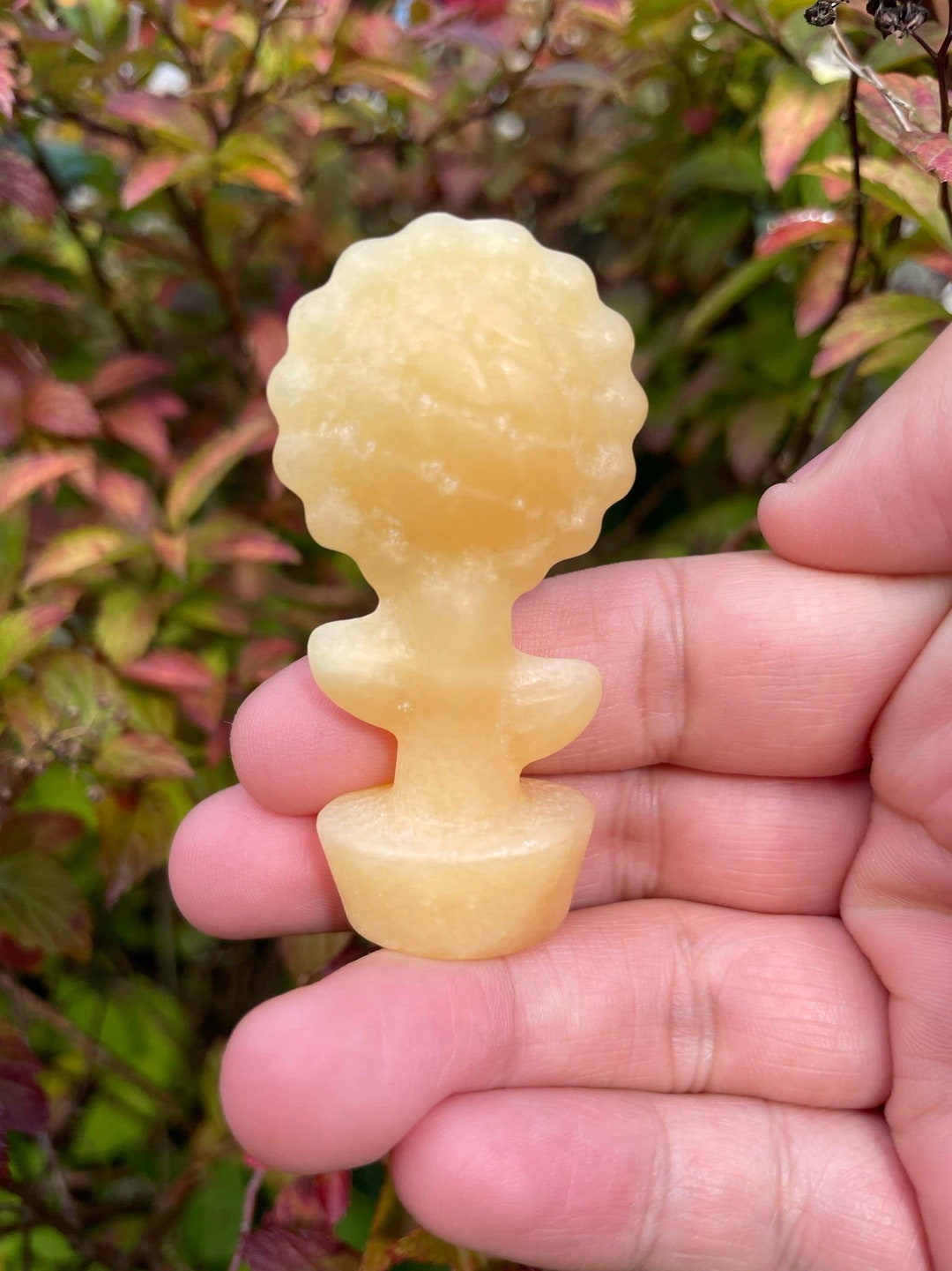 Calcite Flower Carving - Etsy