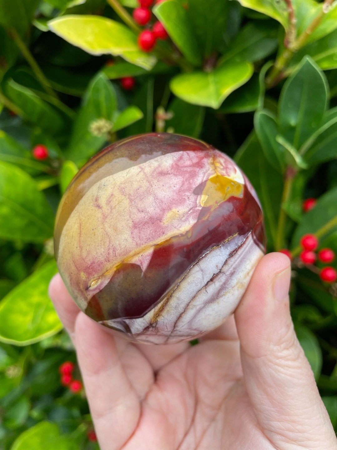 Mookaite Jasper Sphere - Etsy
