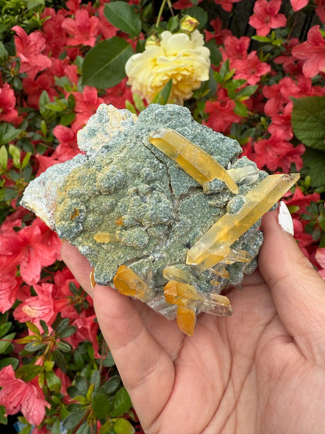 Quartz With Limonite Specimen From Columbia - Etsy