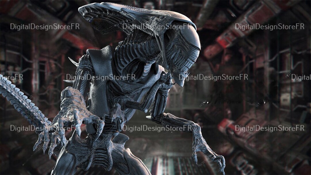 Alien Queen 3D Printing STL File High-quality Digital - Etsy