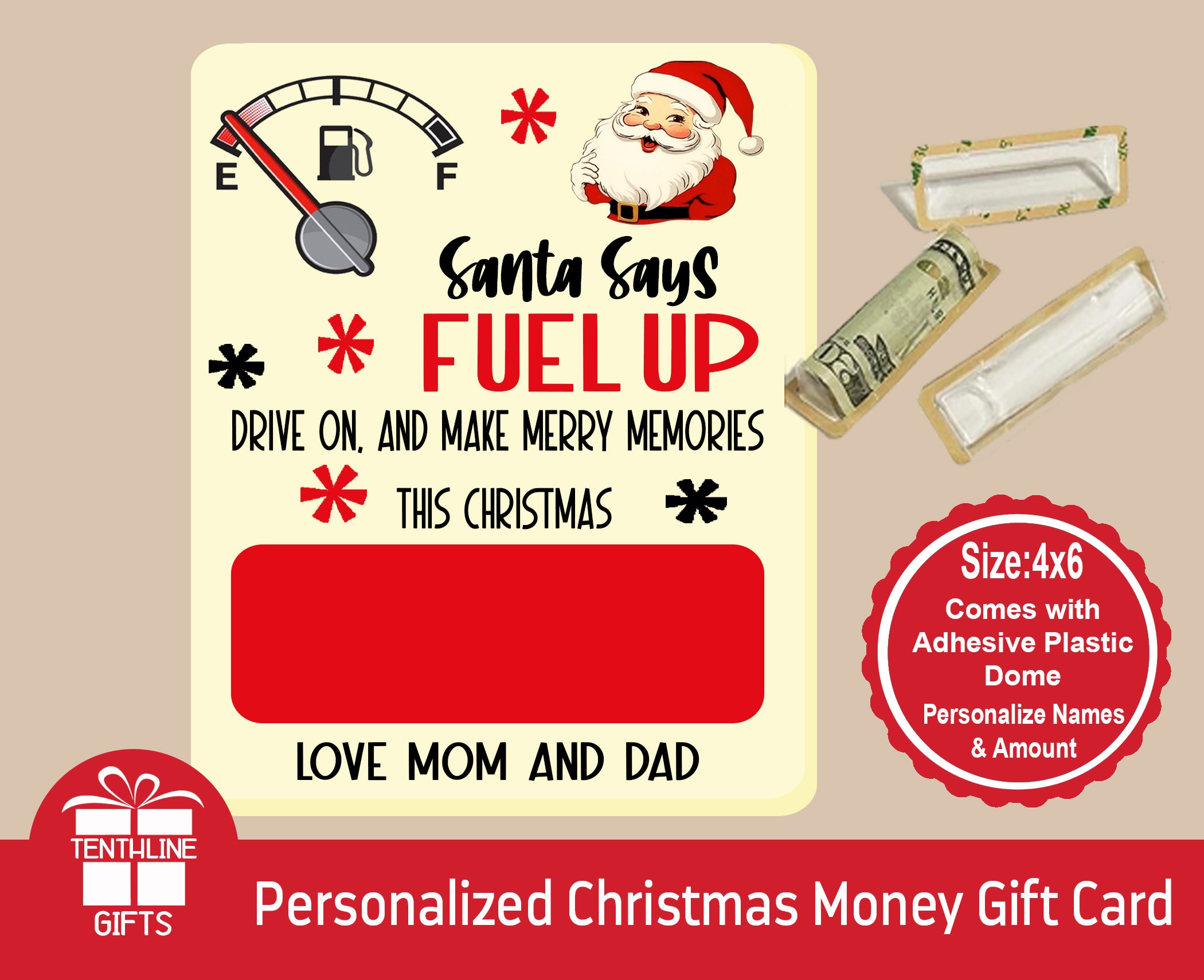 Fuel up Christmas Gift Holder, Gas Card Holder, Gift for Teens, Co ...
