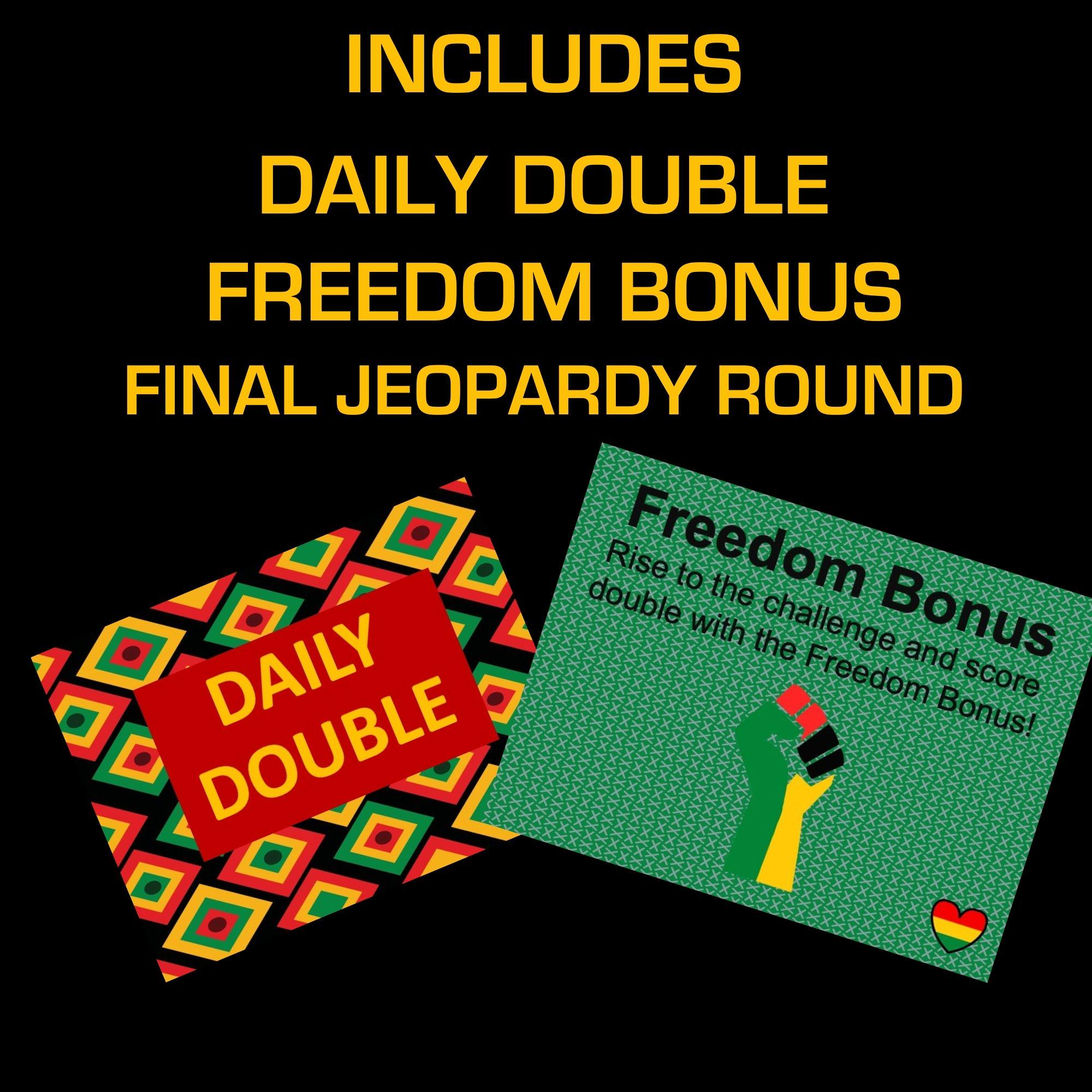 Black History Jeopardy Game, Black History Powerpoint Game, Educational ...