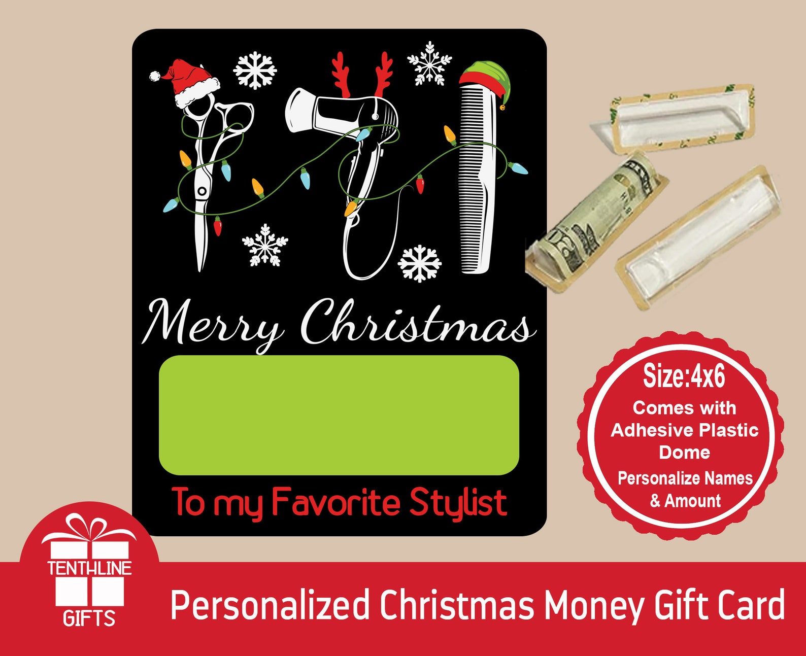 Hair Stylist Money Gift Holder, Hair Stylist Gift, Gift for Beautician ...