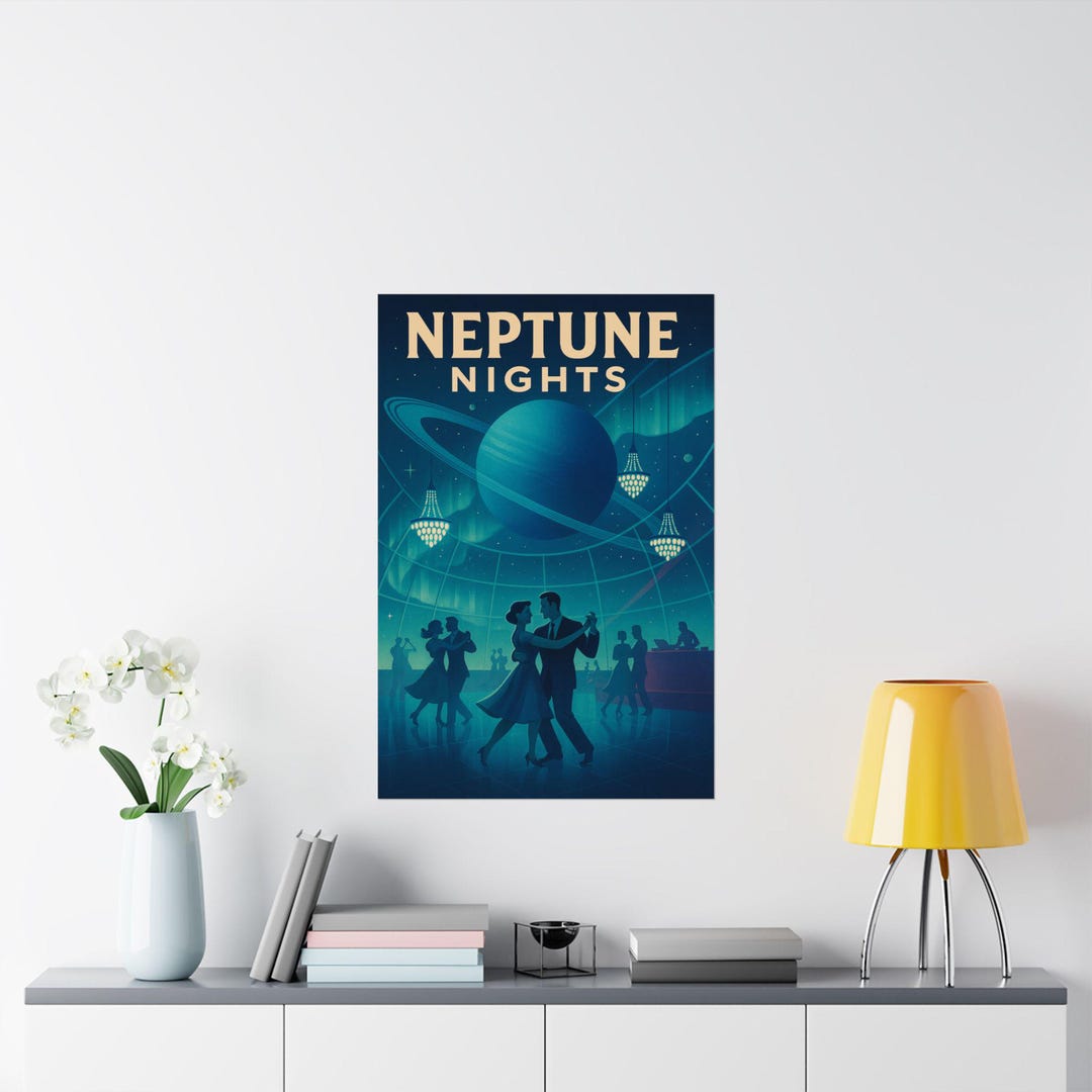 Neptune Poster, Space Nightclub, Astronomy Poster, Planet Prints, Space ...