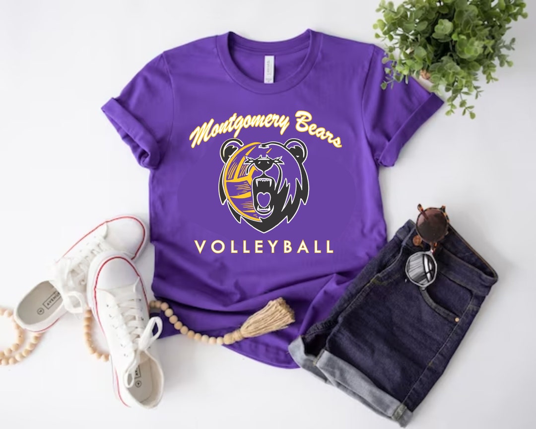 Montgomery Bears Volleyball Tees - Etsy