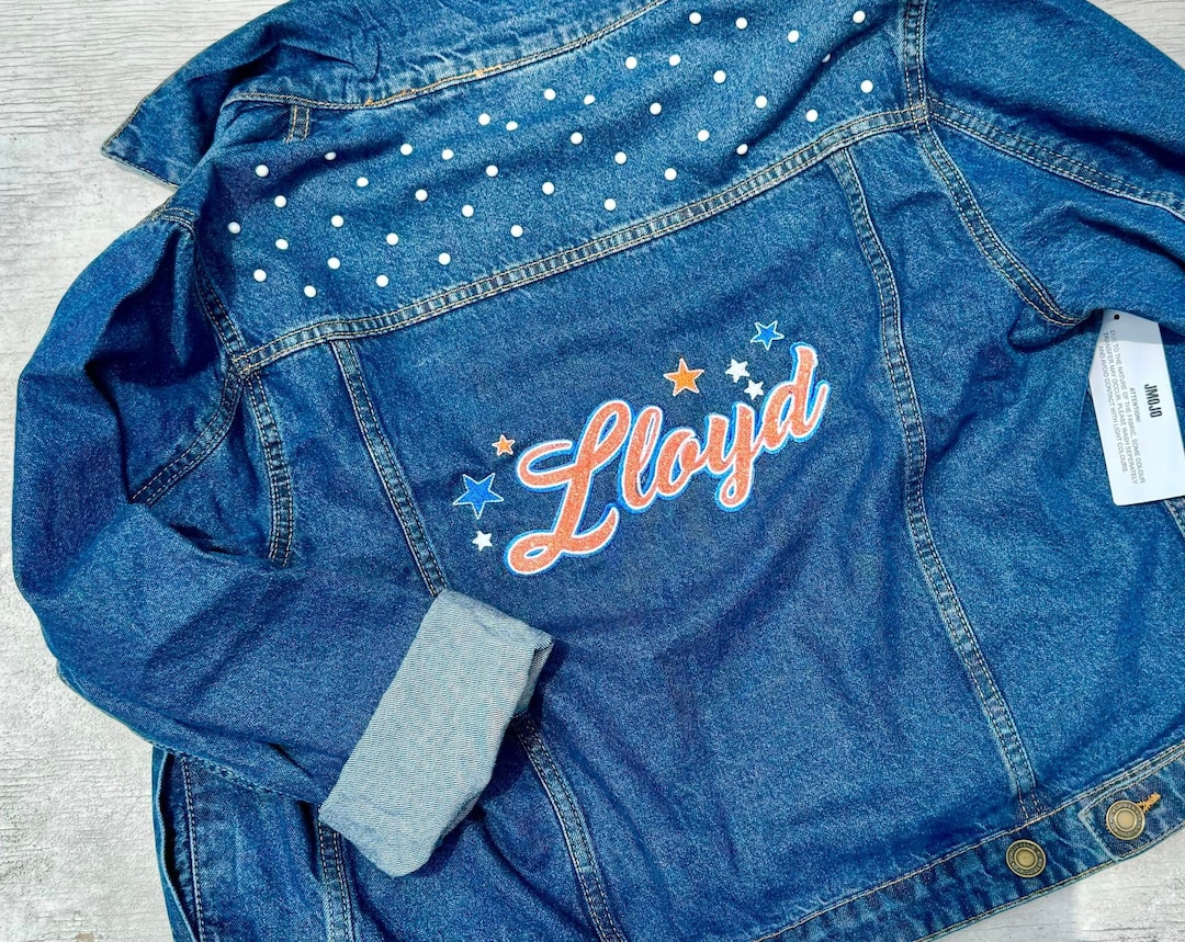 Applique Denim Jackets - Etsy