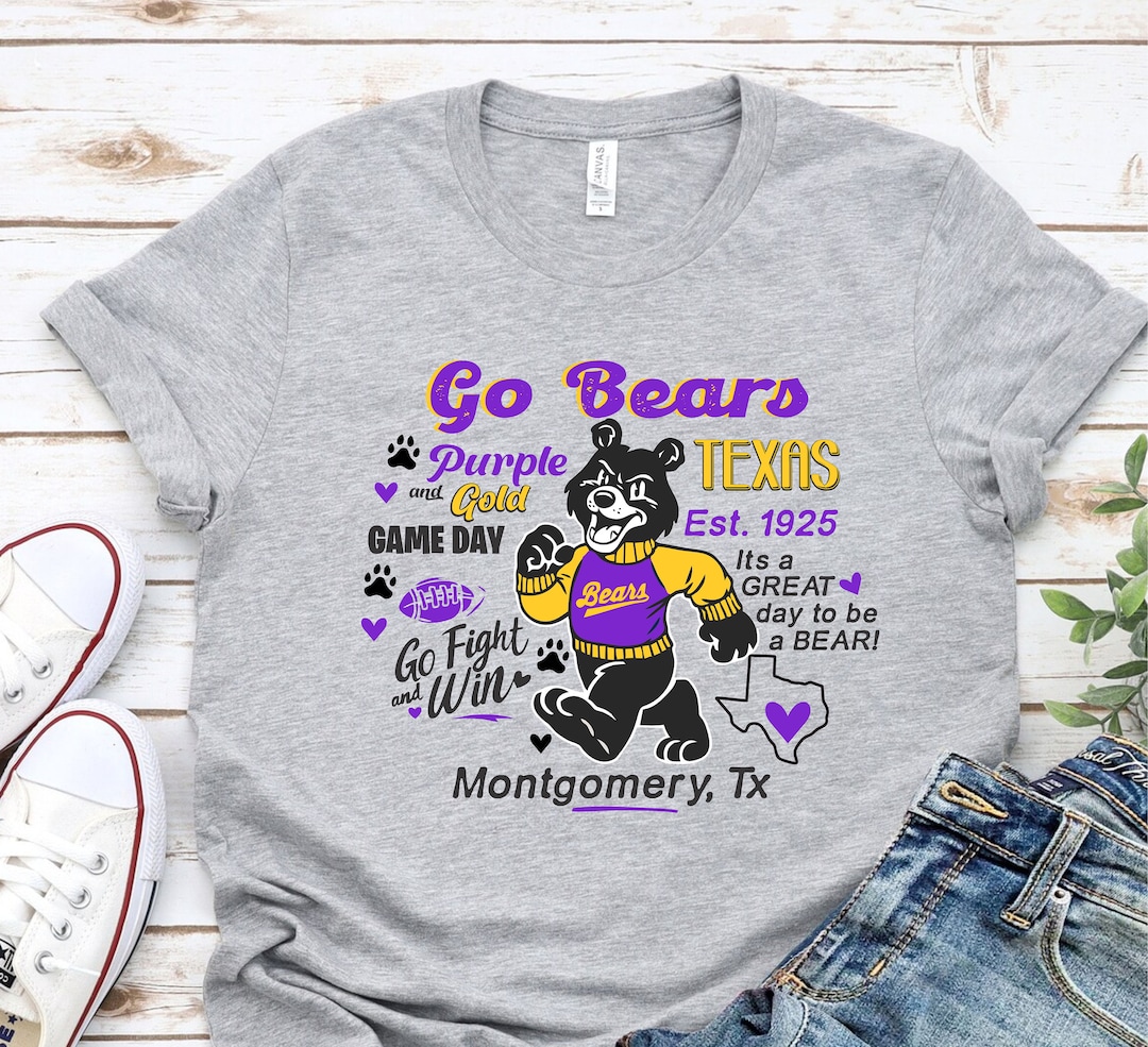 Montgomery Bears Retro Tee - Etsy
