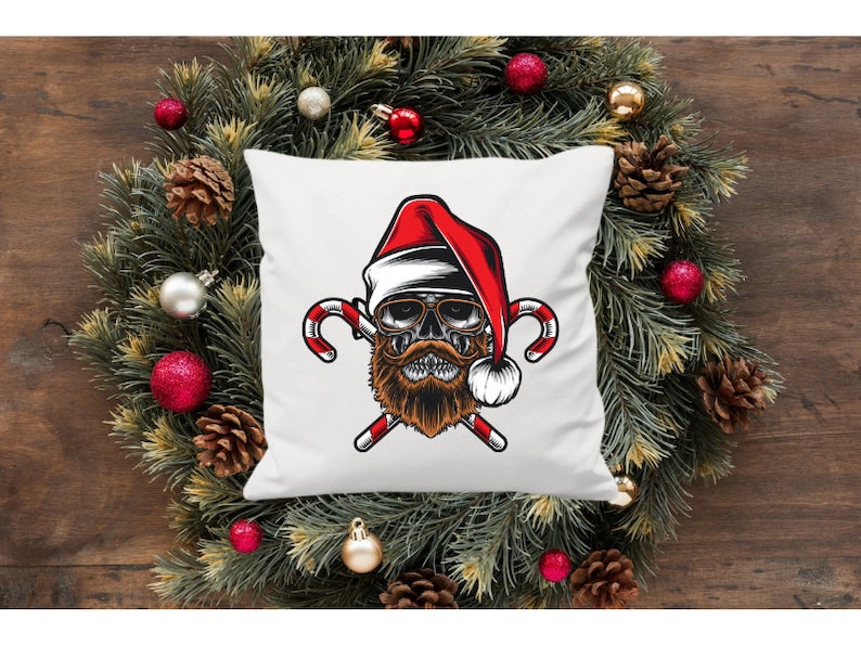 Santa Skull SVG Christmas Svg Santa Svg Viking Santa Svg - Etsy