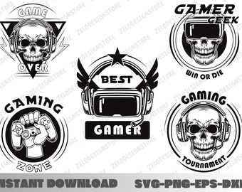 Gamer SVG Bundle, Video Games Svg, Boys Shirt Svg, Game Controller Svg ...