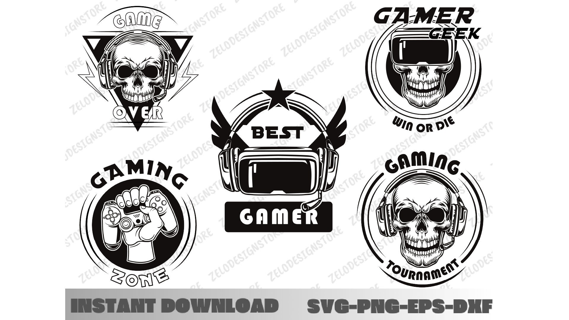 Gamer SVG Bundle, Funny Gamer SVG, Gamer Svg, Video Games Svg, Gaming ...
