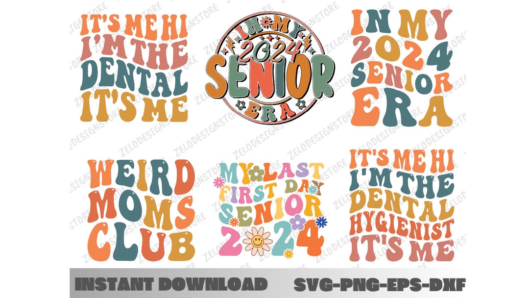 Senior 2024 Svg, Vertical Senior Svg, Graduation SVG, Class of 2024 Svg ...