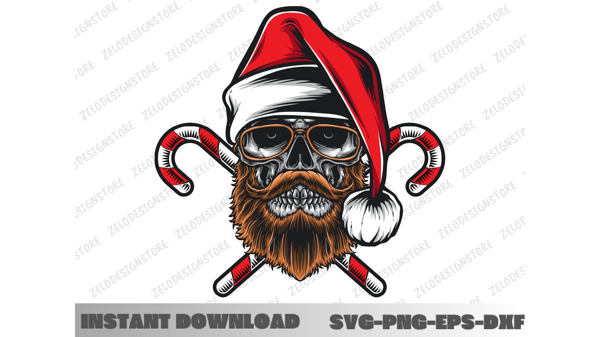 Santa Skull SVG Christmas Svg Santa Svg Viking Santa Svg - Etsy