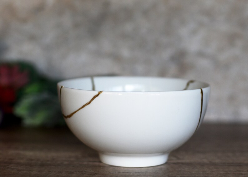 Decorative Kintsugi Anniversary Gift Set Porcelain for 18th Wedding ...